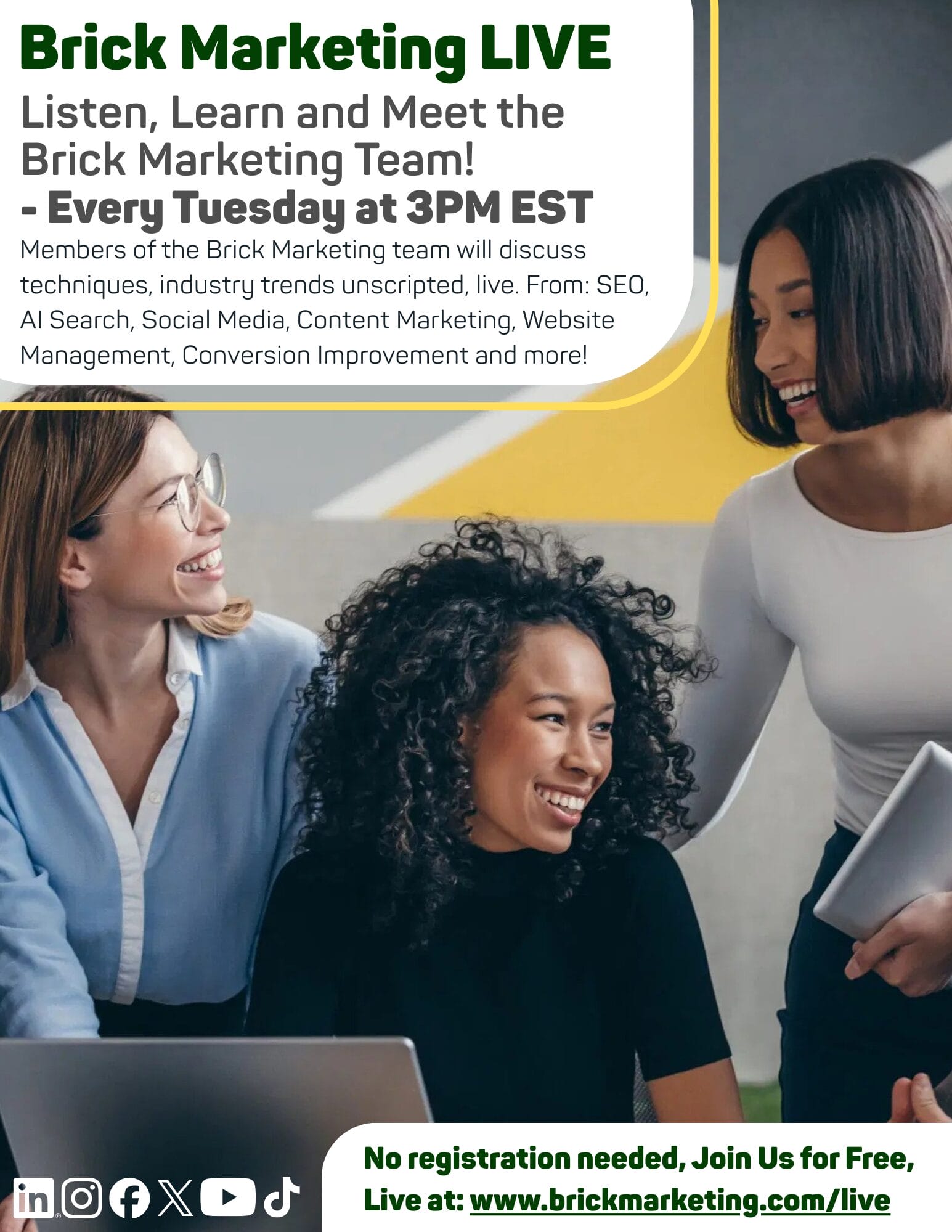 Brick Marketing Live Podcast